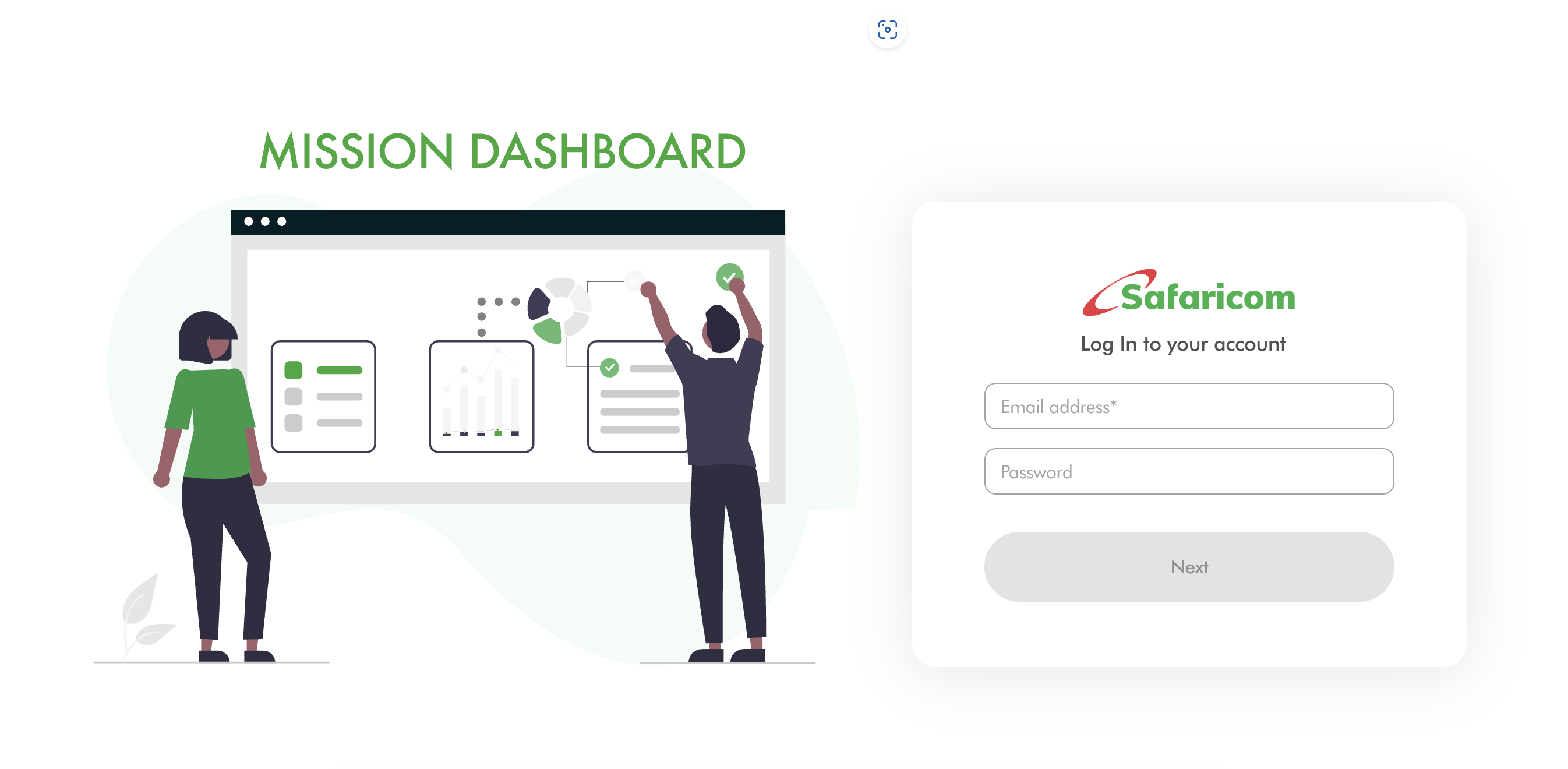 Mission Dashboard | Login